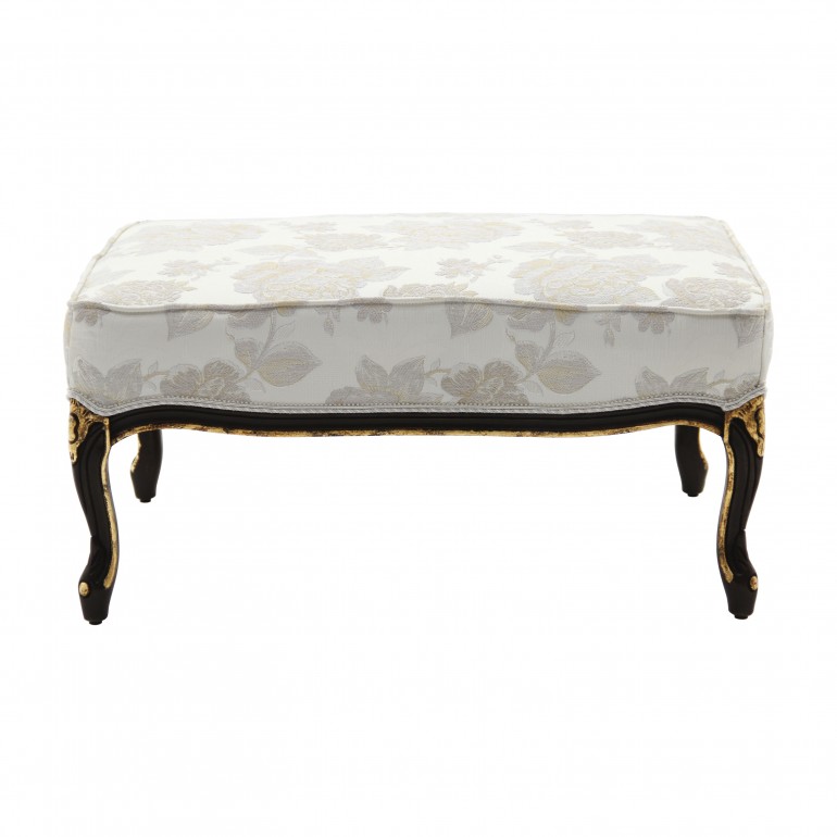 Classic Style Ottoman Made of Wood Vienna