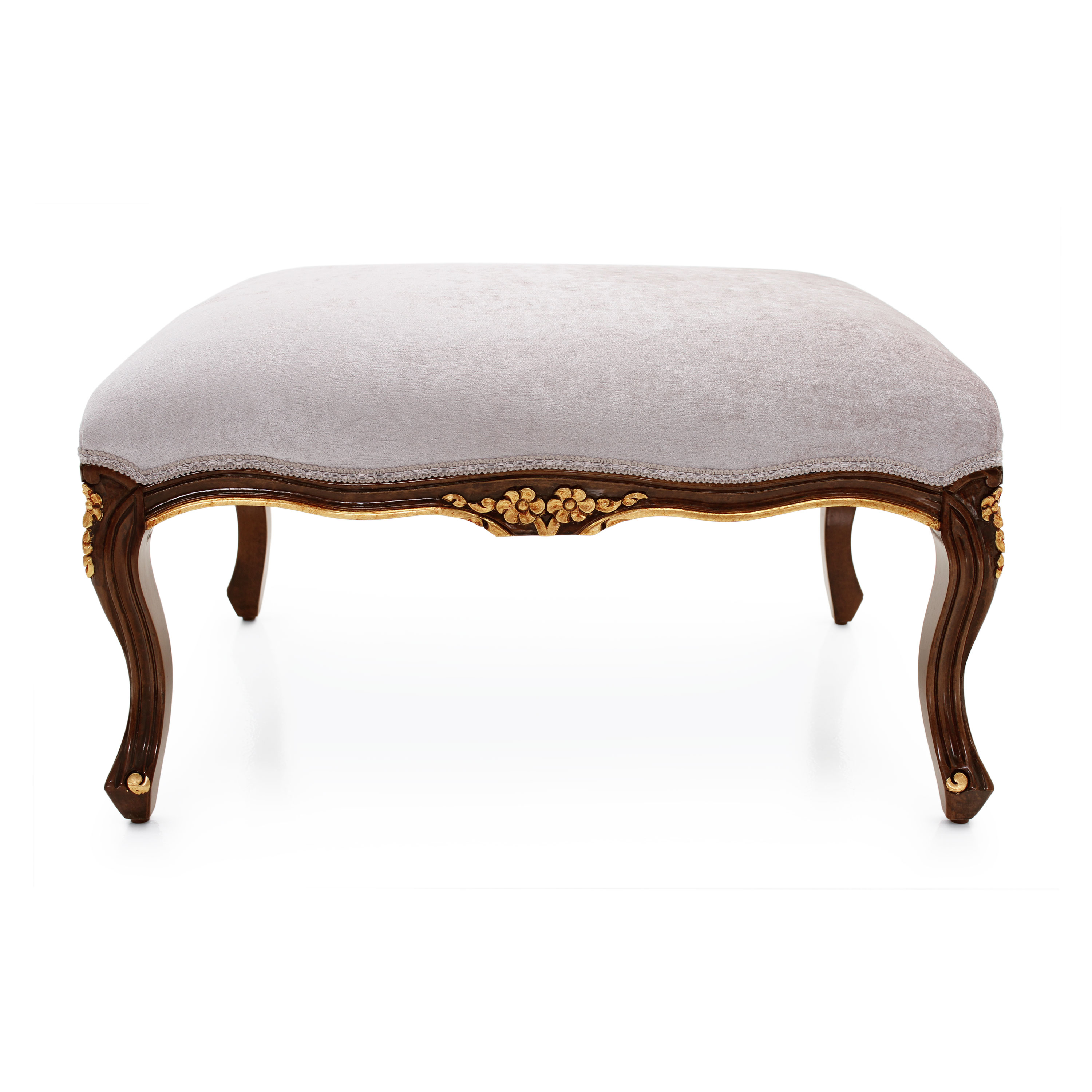 Classic Style Ottoman Made of Wood Enea | Sevensedie