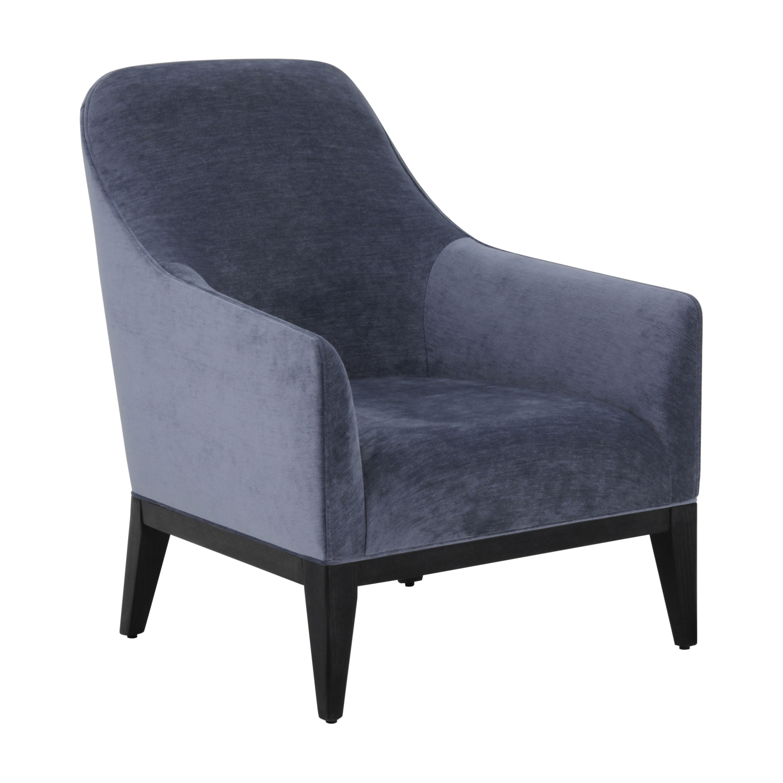 Contemporary Style Armchair Made of Wood Marcella